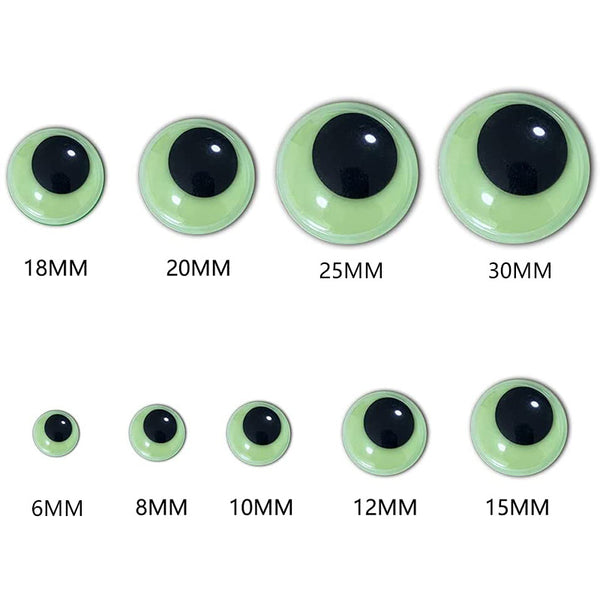 Luminous Peel & Stick Googly Eyes – PaperWorm