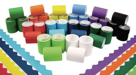 Fadeless® Scalloped Card Border Roll (15m) – PaperWorm