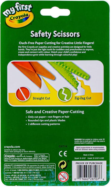 Crayola® My First Safety Scissors Pack of 2 – PaperWorm