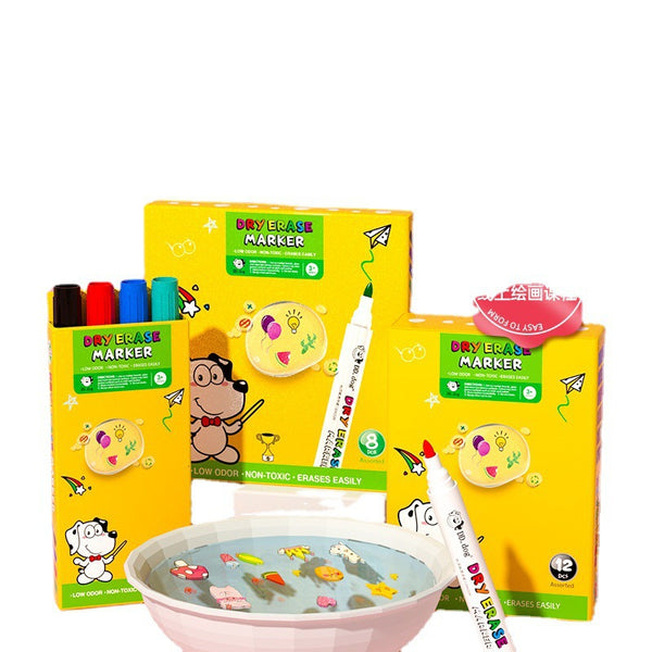 Sipa Dry Erase Floating Markers 8C – PaperWorm