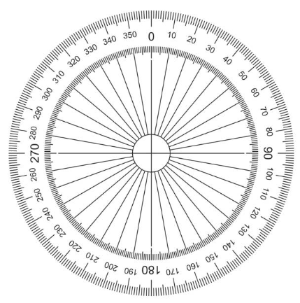 Protractor 360 degree – PaperWorm