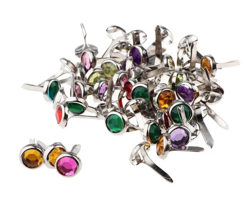Split Pin Paper Fasteners (Rhinestone) – PaperWorm