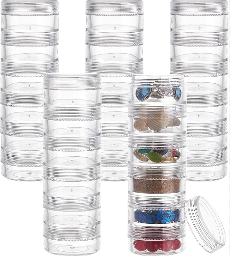 Stackable Bead Container (Round 5 Layers) – PaperWorm