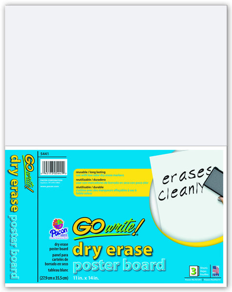 GoWrite® Dry Erase Poster Board – PaperWorm