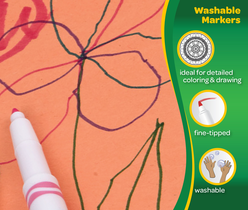 Crayola® Classic Fine Line Markers (10 ct) – PaperWorm