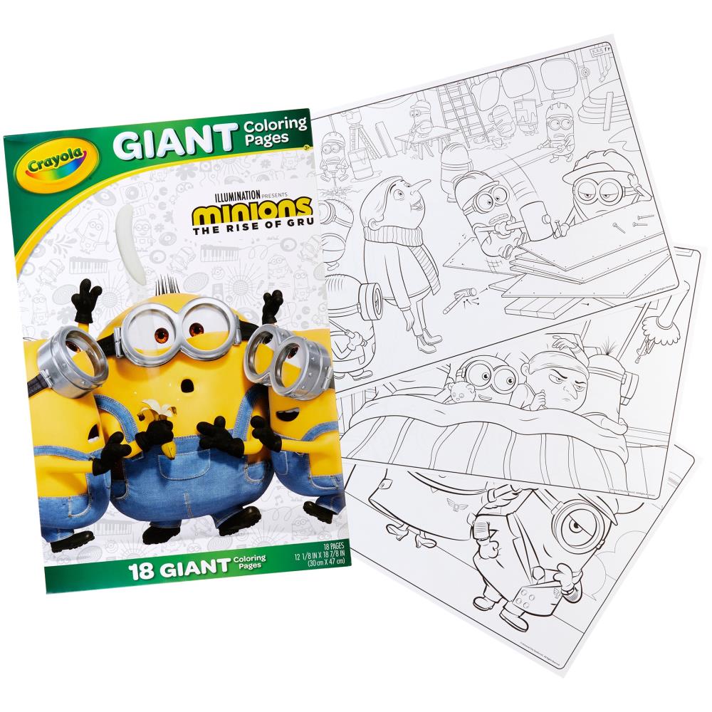 crayola minions coloring pages
