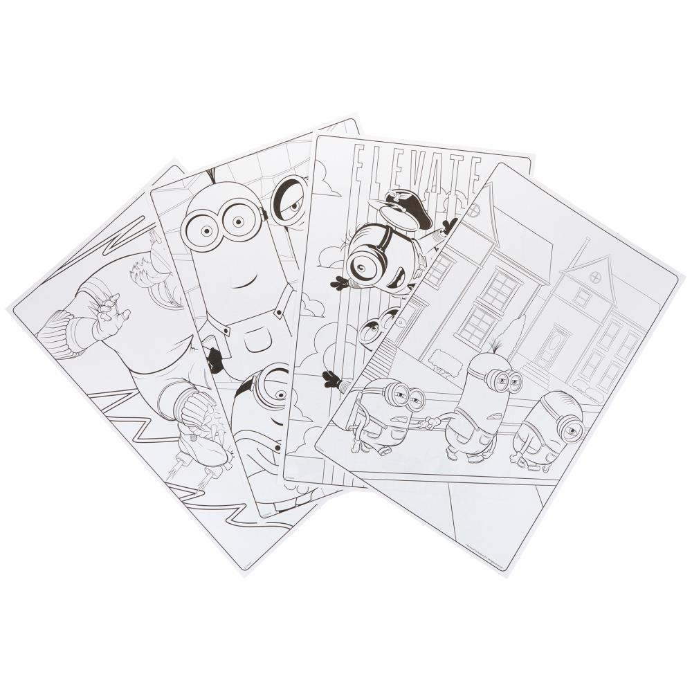 crayola minions coloring pages