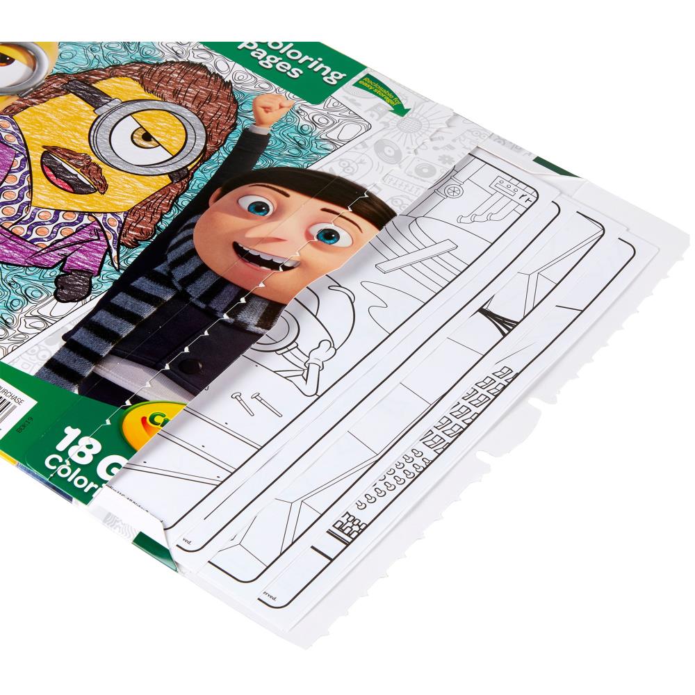 crayola minions coloring pages