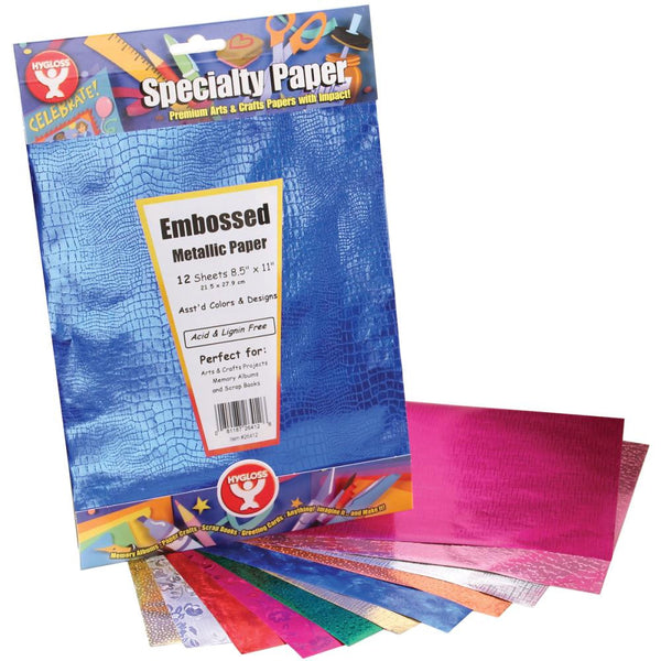 HyGloss Embossed Metallic Paper – PaperWorm