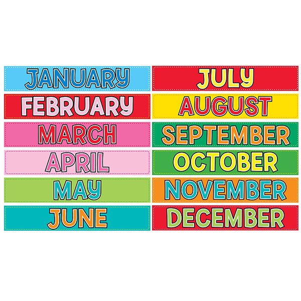 HyGloss Monthly Flash Cards – PaperWorm