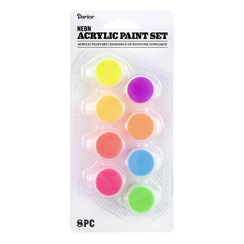 Darice® Acrylic Paint Pot Set (Assorted Colors) – PaperWorm