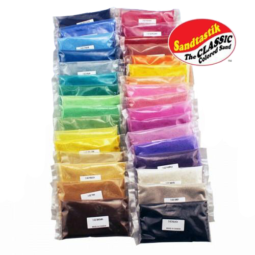 Sandtastik® Classic Colored Sand Complete Sample Set – PaperWorm