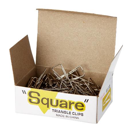 SQUARE Triangular Paper Clips – PaperWorm