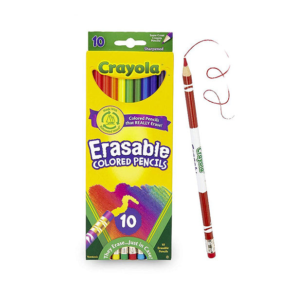 Crayola® Erasable Color Pencil (10 ct) – PaperWorm