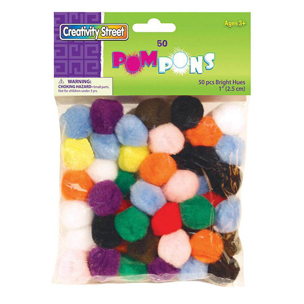 Creativity Street 1" Pom Poms Assortment – PaperWorm